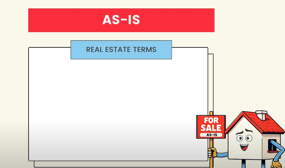 Alex Price | Real Estate Terms: What is "As-is"