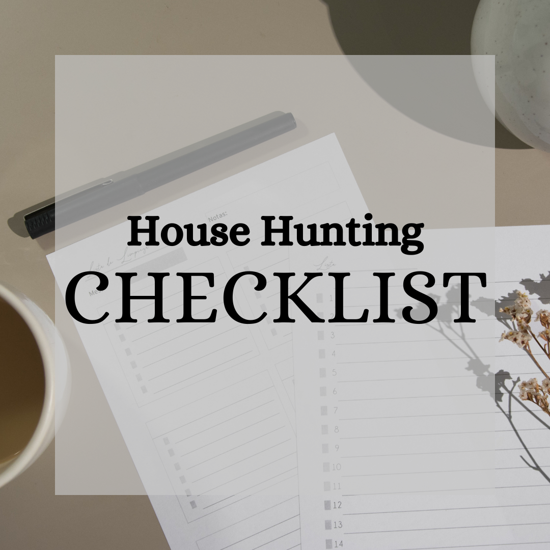 Joanne Gludish | House Hunting Checklist