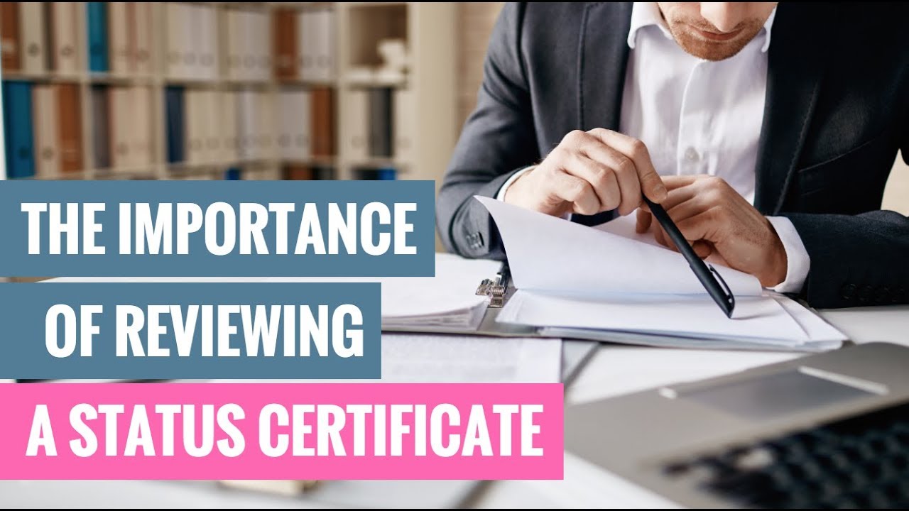 | Status Certificate 101.