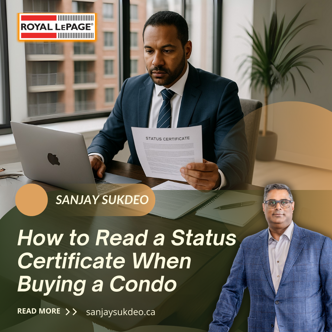 Sanjay Sukdeo | How to Read a Status Certificate When Buying a Condo